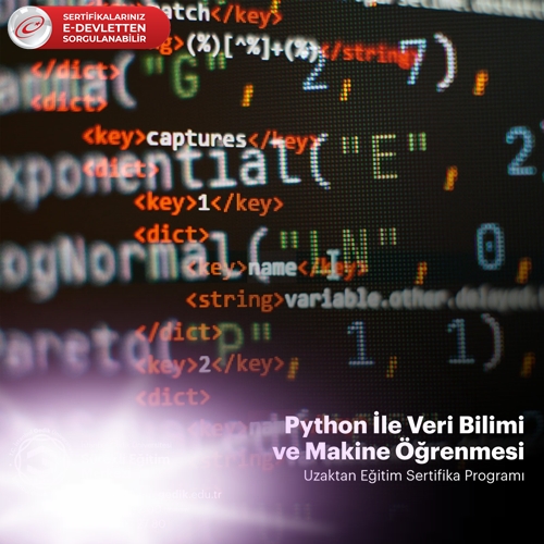 Python ile Veri Bilimi ve Makine Öğrenmesi - Özel Türk Akademi Python ile Veri Bilimi ve Makine Öğrenmesi - Özel Türk Akademi